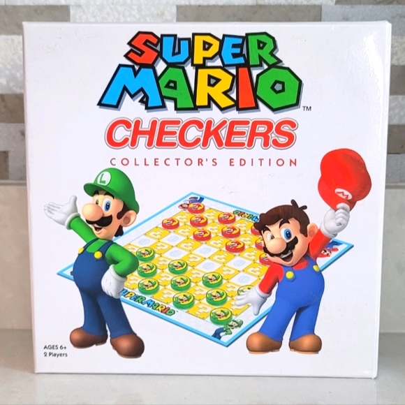 Toys | Super Mario Checkers Game Collectors Edition | Poshmark